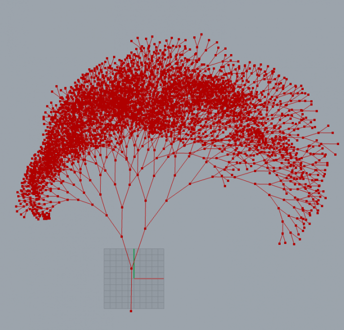 Recursive tree in PythonGh - Studio Archiologics