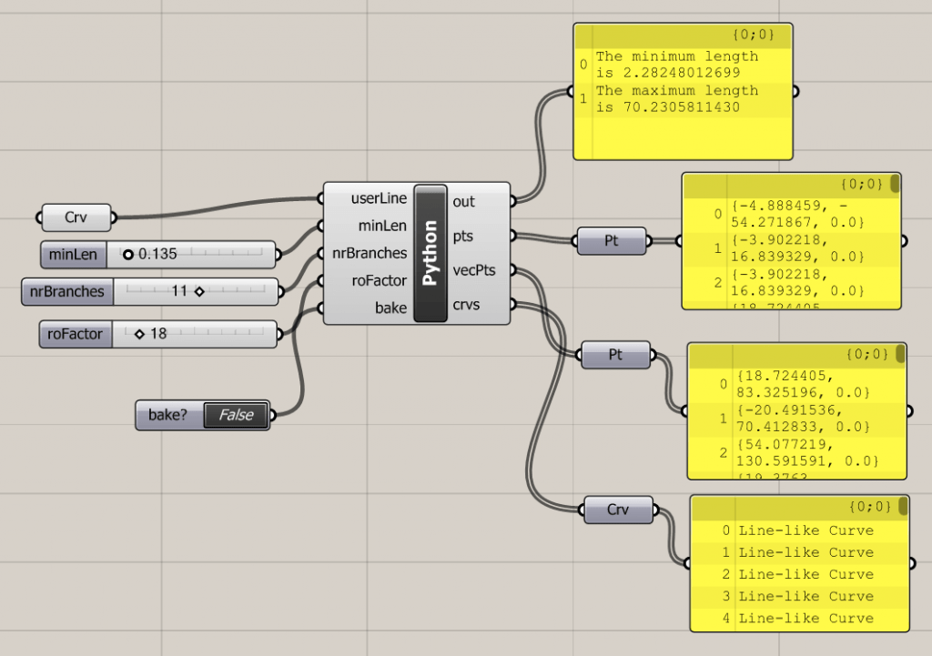 Recursive tree in PythonGh - Studio Archiologics